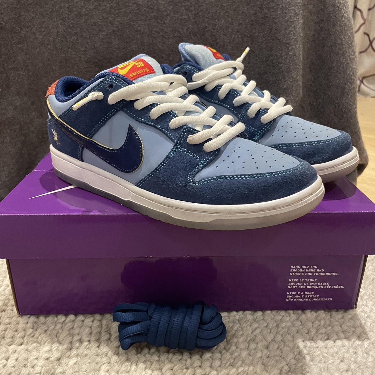 Nike why so sad dunks Uk 7 Hardlyworn - Depop