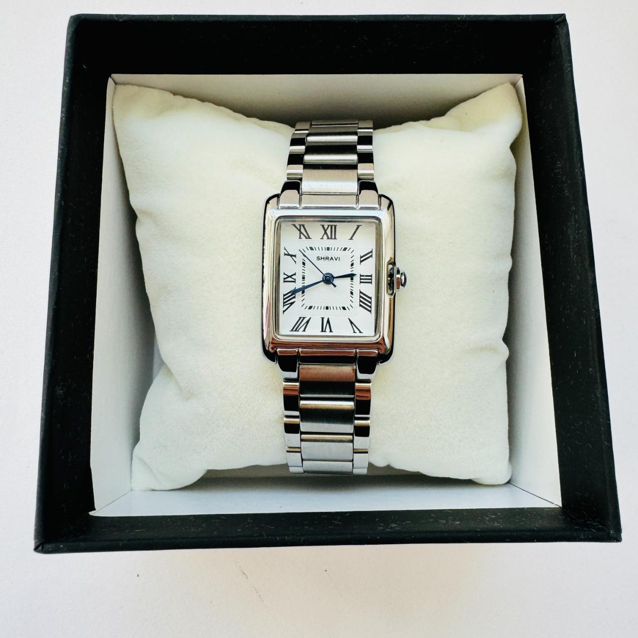 Silver Tank Watch Women Watch Vintage Watch Large... - Depop