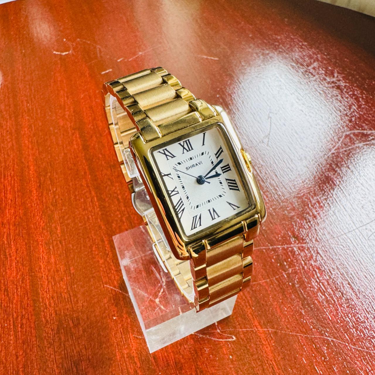 Silver Tank Watch Women Watch Vintage Watch Large... - Depop