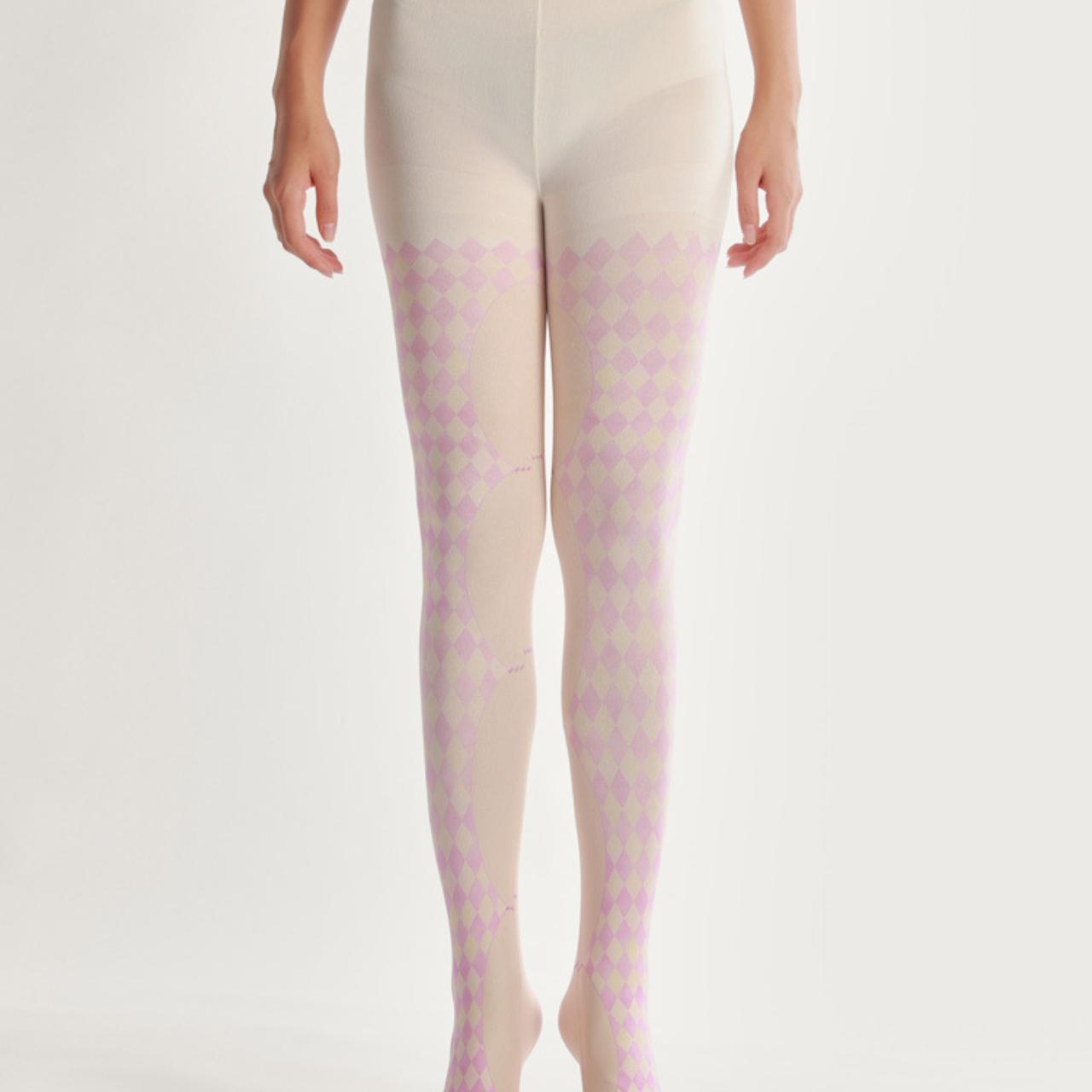 Women tights pink tights Gift for her birthday... - Depop