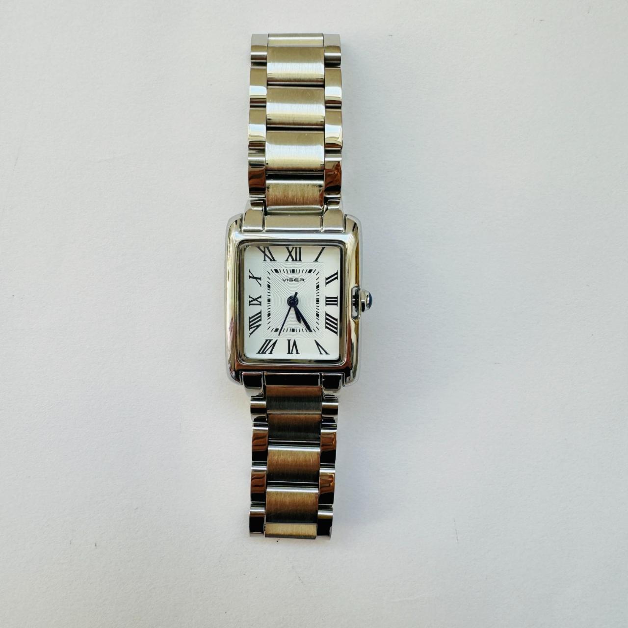 Silver Tank Watch Women Watch Vintage Watch Large... | Depop