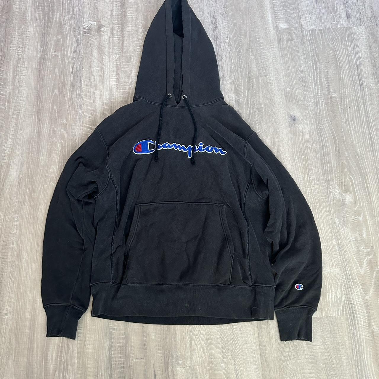 Vintage champion hoodie Very nice fade - Depop
