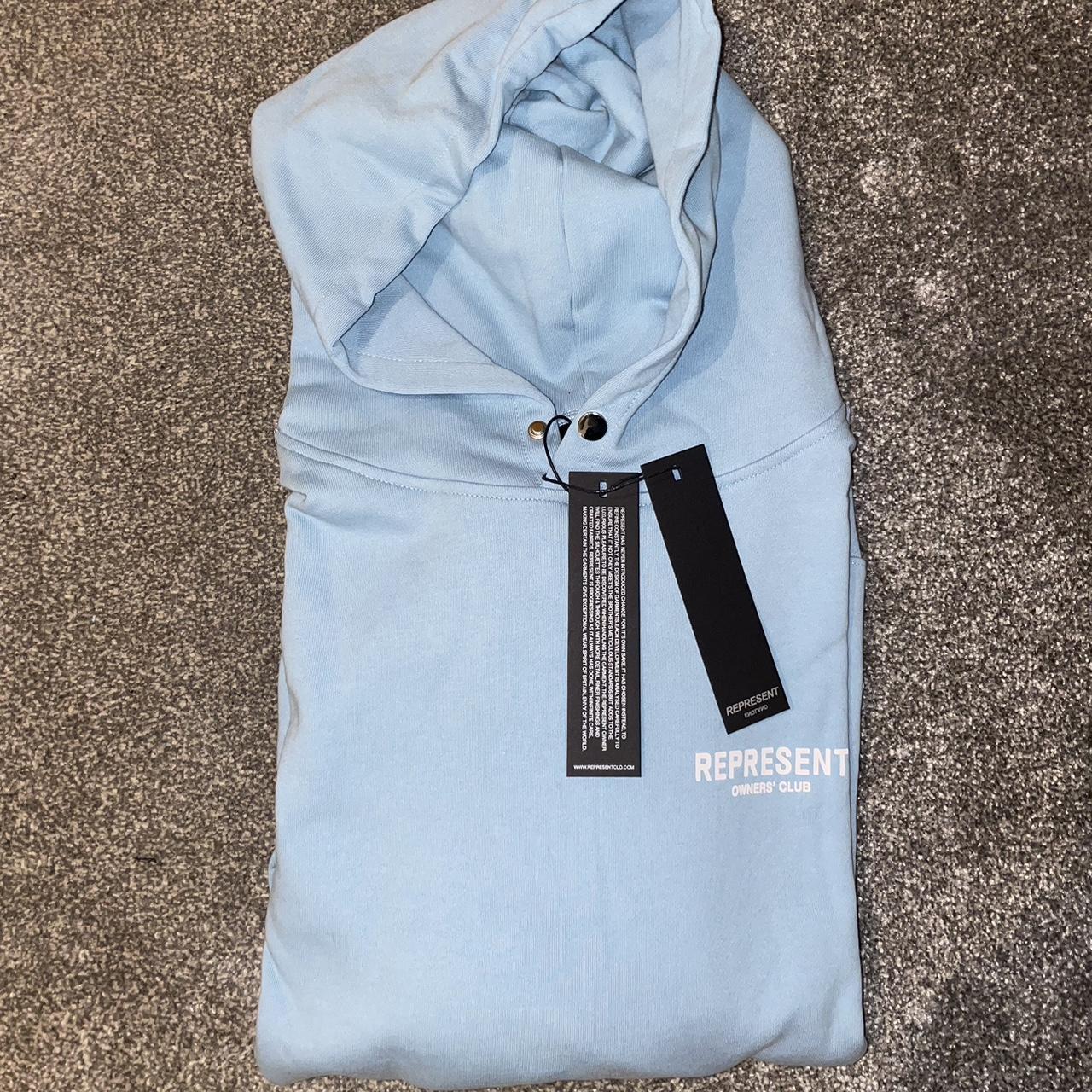 Represent Owners Club Baby Blue Hoodie💙 Size Small... - Depop