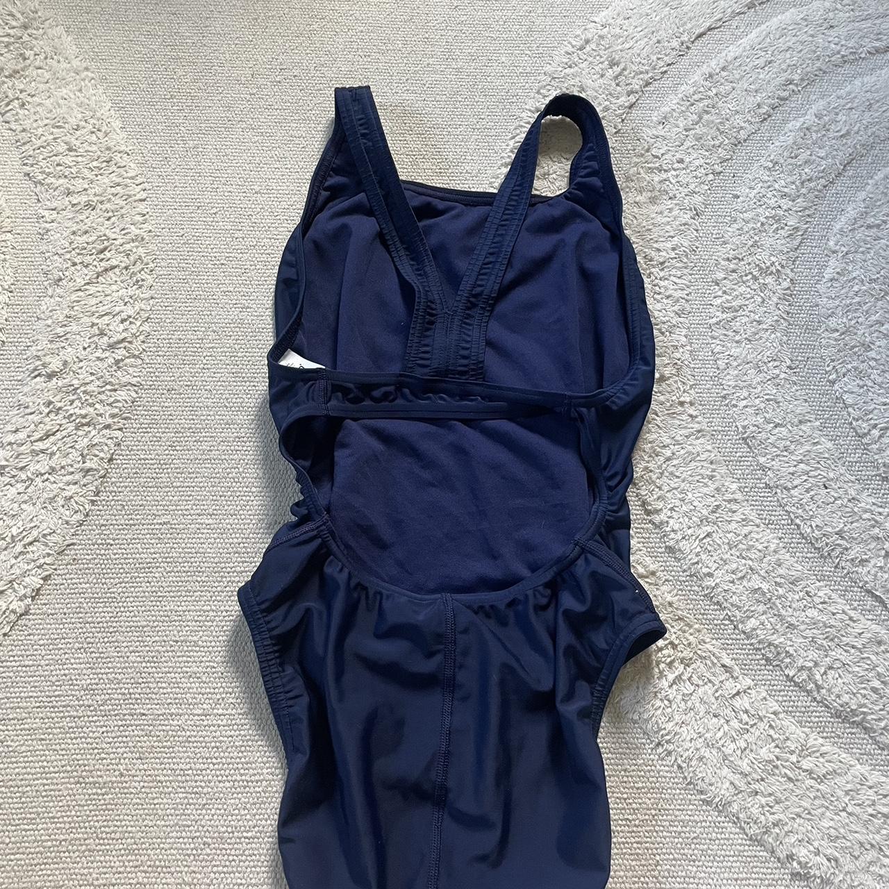 Navy blue speedo bathingsuit - Depop