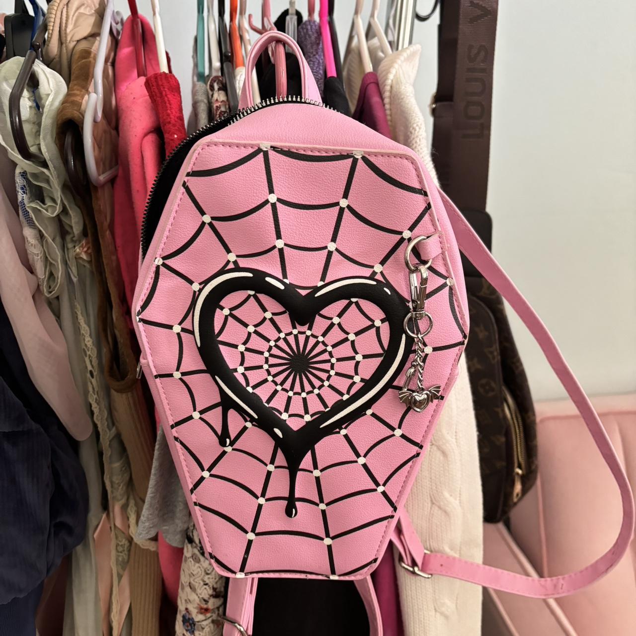 Hot topic monster high draculaura coffin backpack - Depop