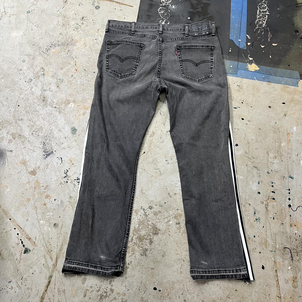 Custom Bolted 1/1 striped... - Depop