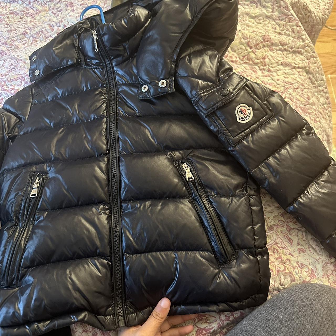 Moncler kids coat size 2 excellent condition comes... - Depop