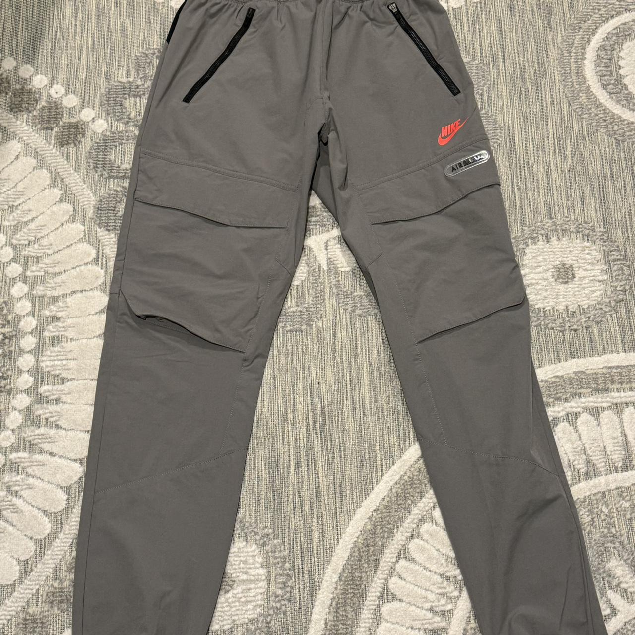 Nike Grey Air Max Woven Cargos Very good condition... - Depop