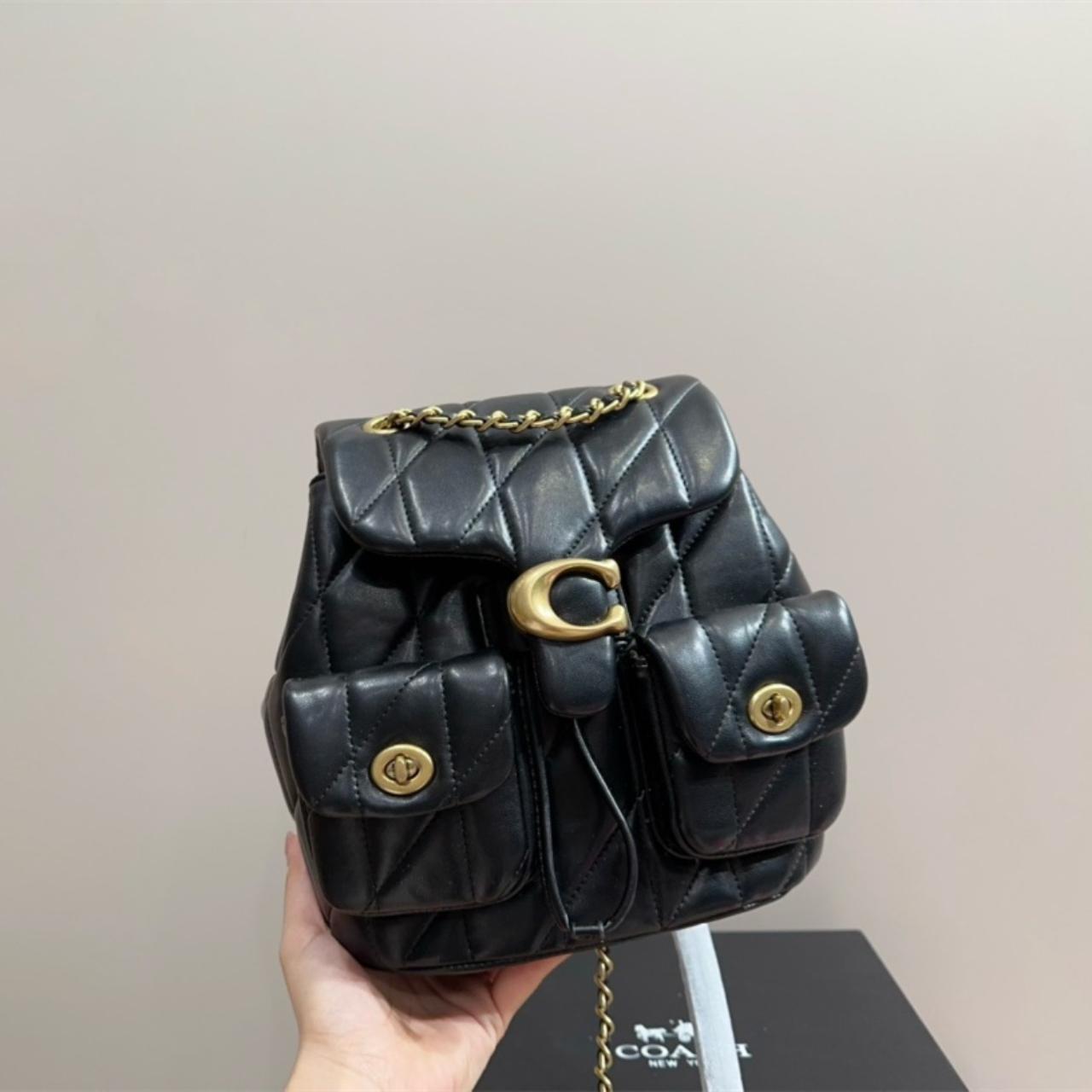 Coach tabby backpack Backpack Details Signature... - Depop