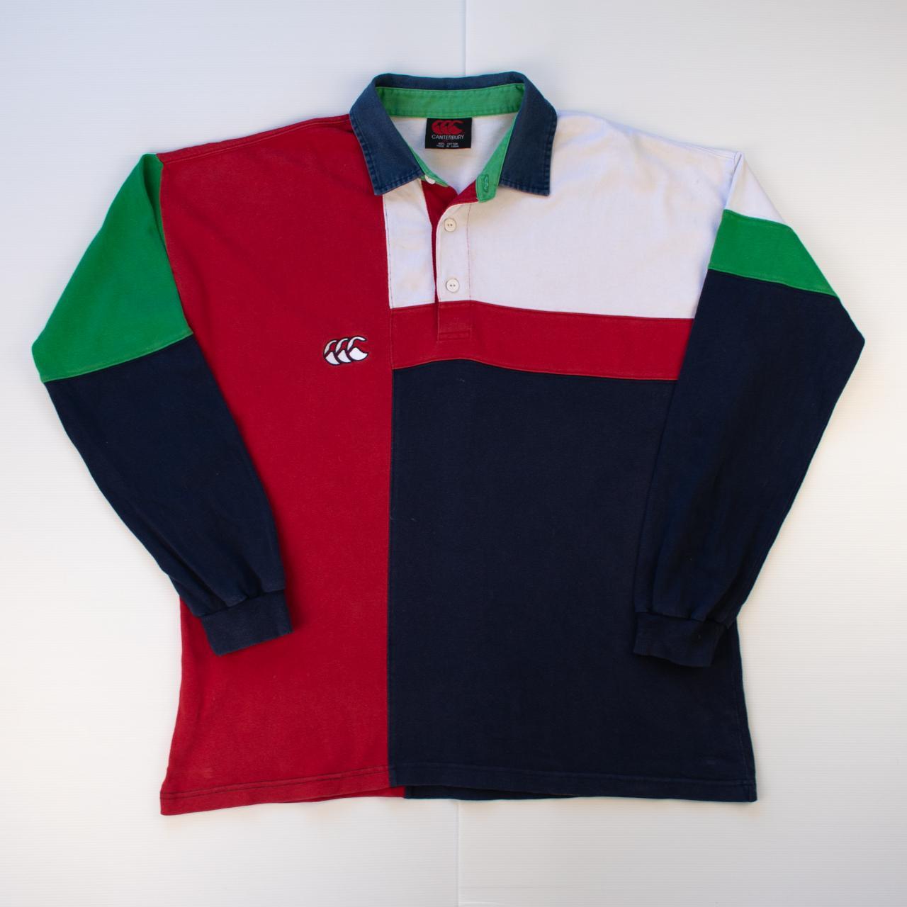 Vintage CCC Canterbury of New Zealand red green... - Depop
