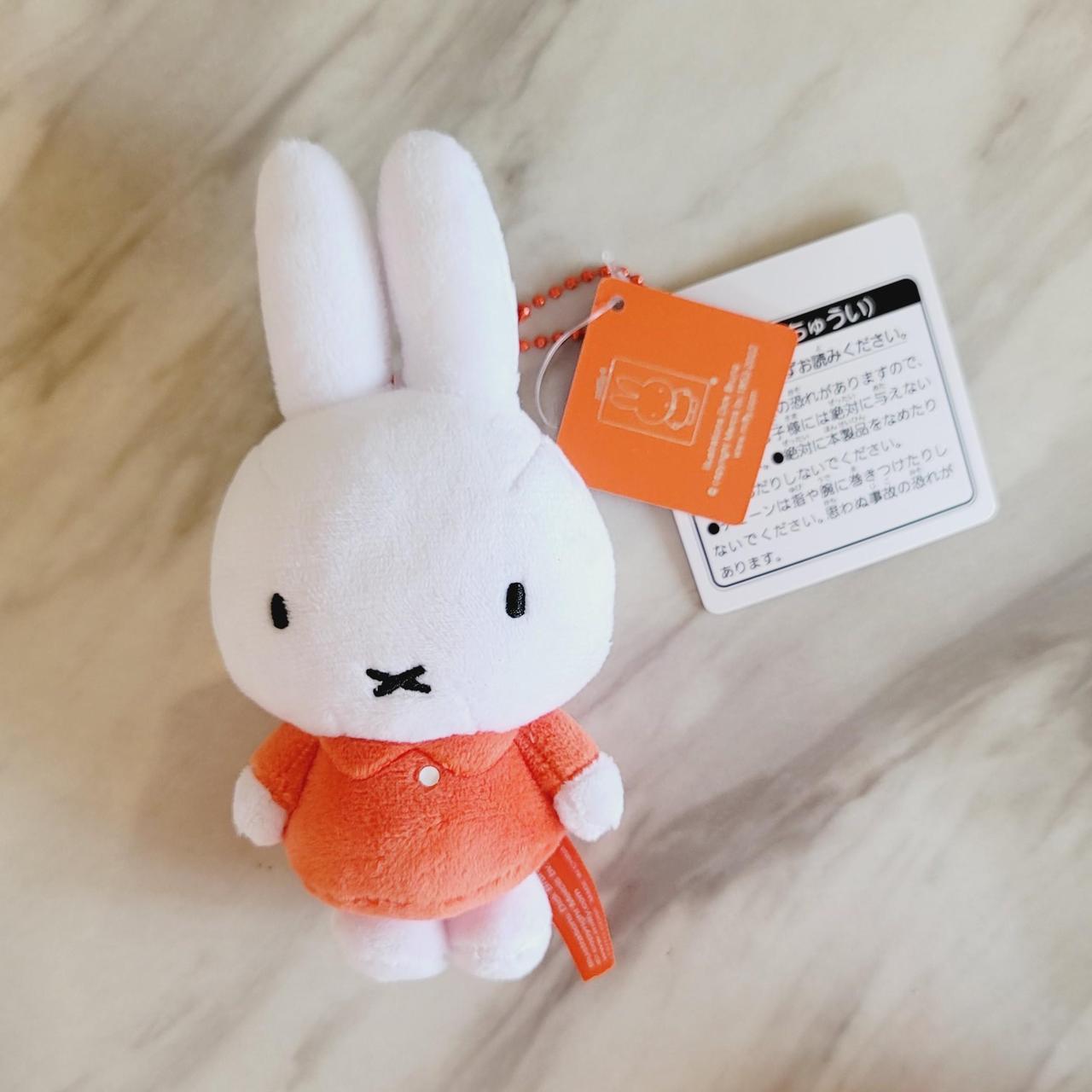 ️ red miffy plush keychain a cute accessory that... - Depop
