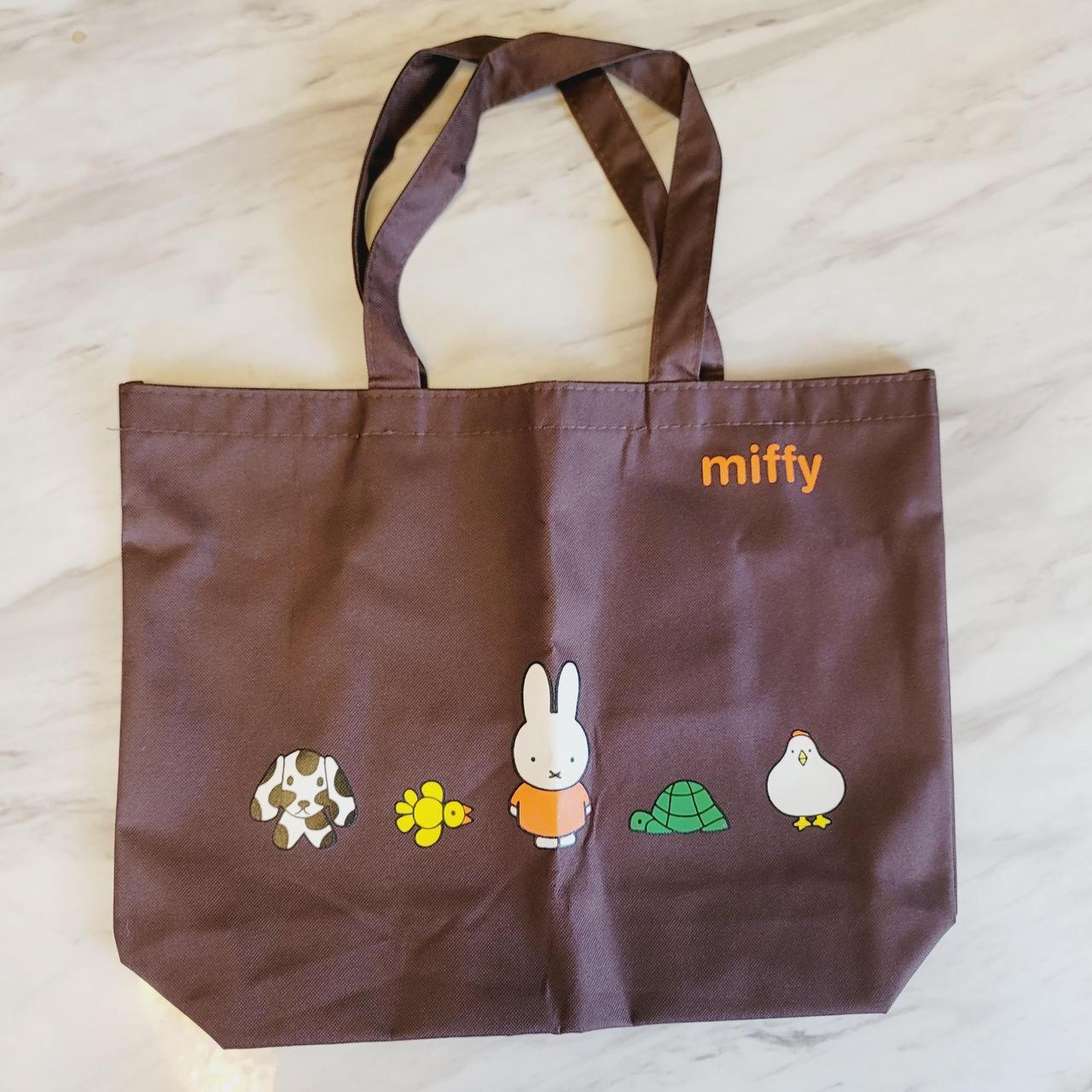 ️ brown miffy reusable tote bag great for going out... - Depop