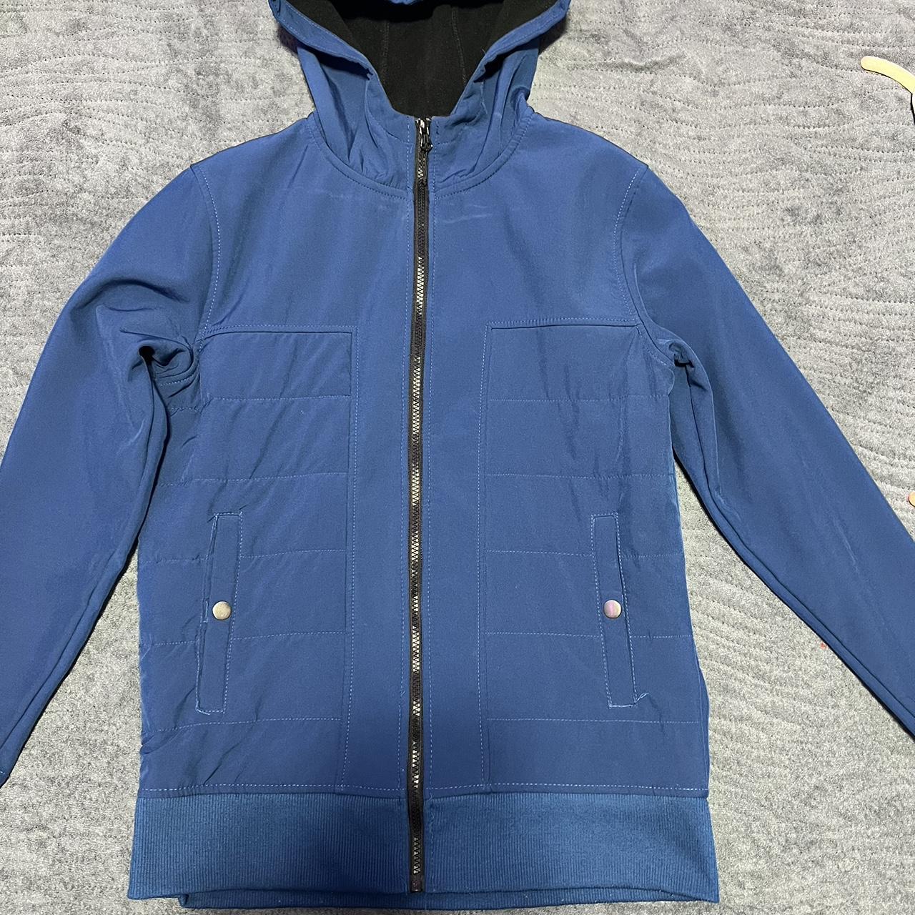 Blue tech sweater - Depop