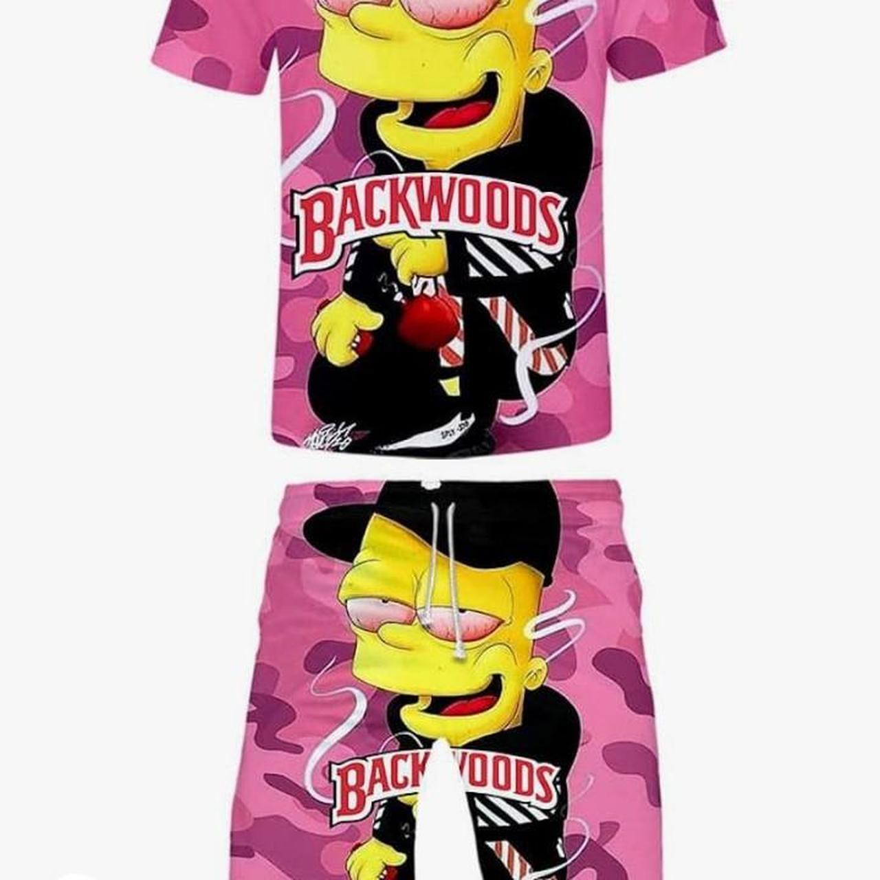 Brand new backwoods outfit set not worn pink and black | Depop