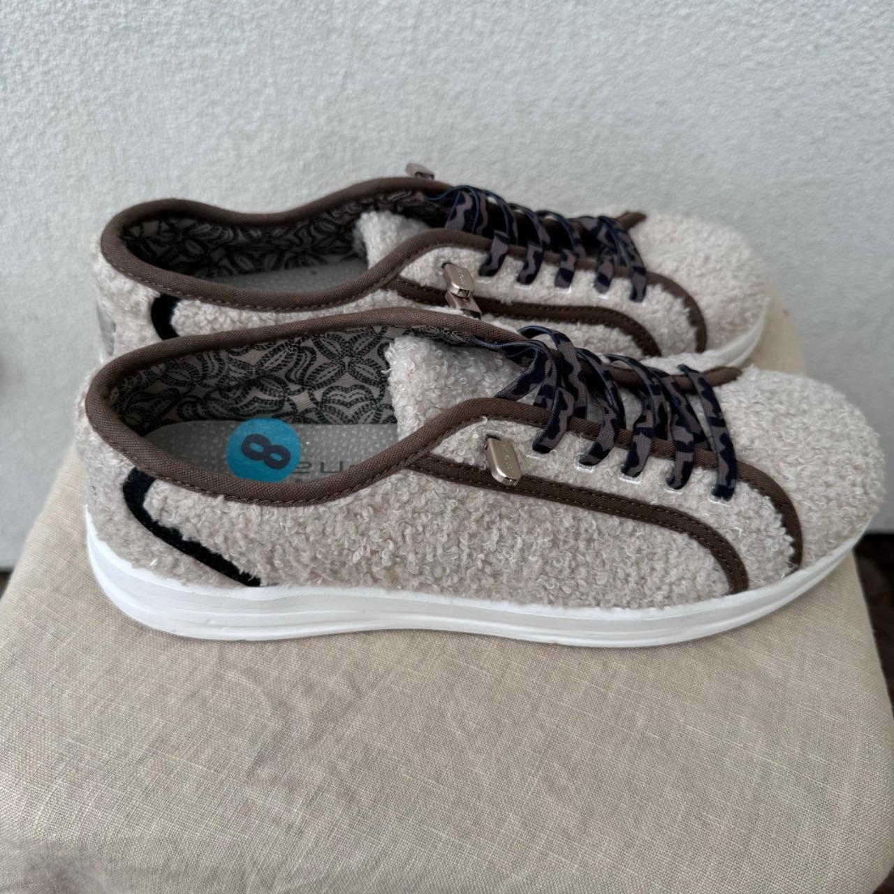 Hey Dude! Karina Sherpa slip on style shoes in... - Depop