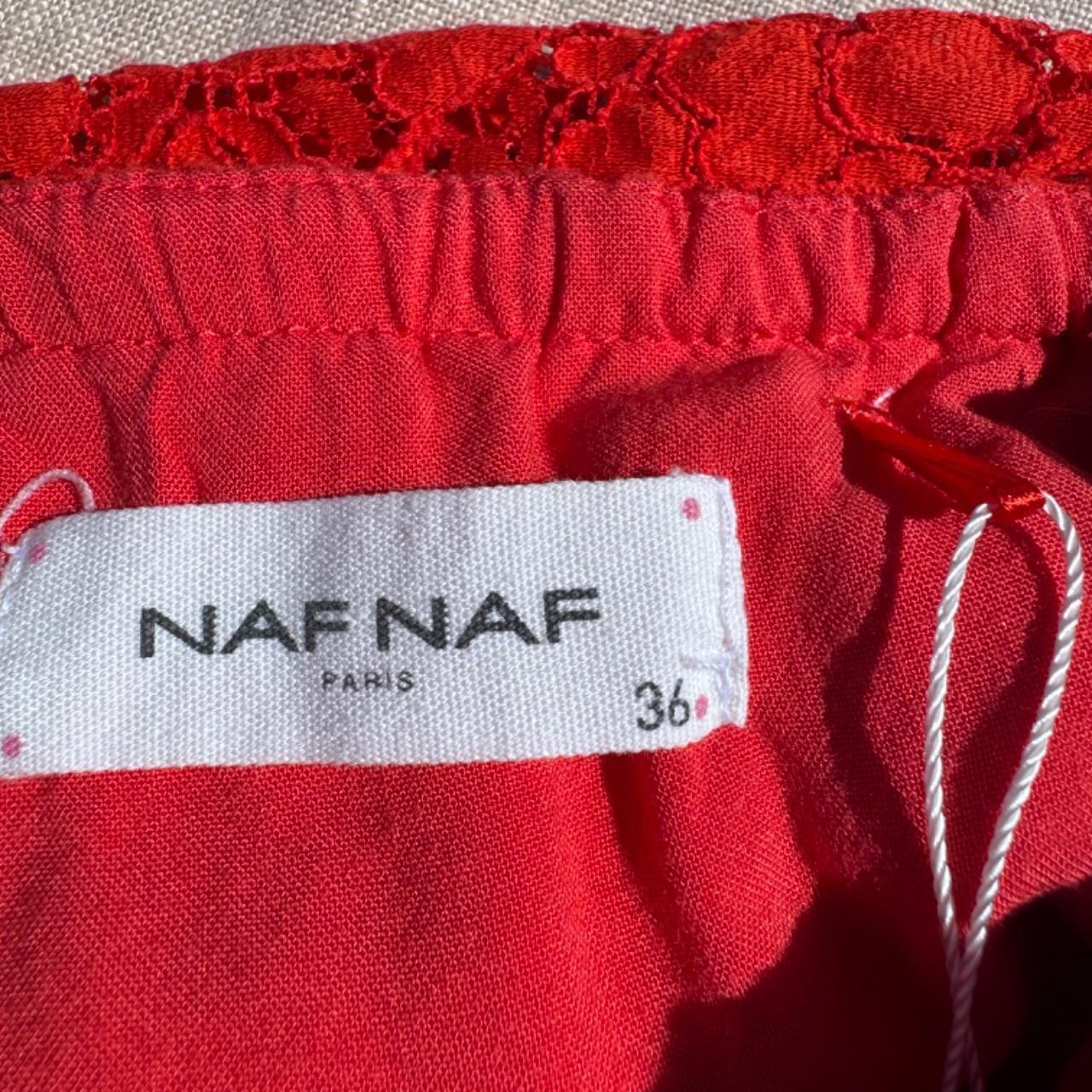 Naf Naf (French Brand) strapless lace fit and flare... - Depop