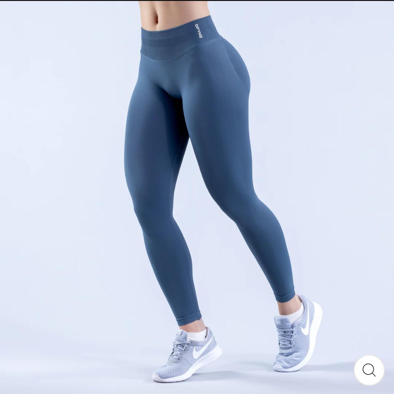 Xs slate grey dyfne impact leggings! Never worn! Too... - Depop