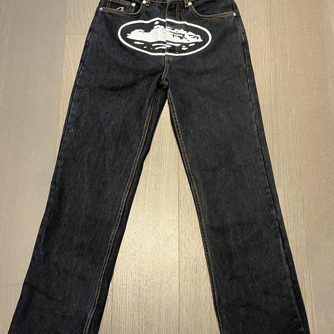 Black Corteiz jeans waist size 28 Got them at the... - Depop