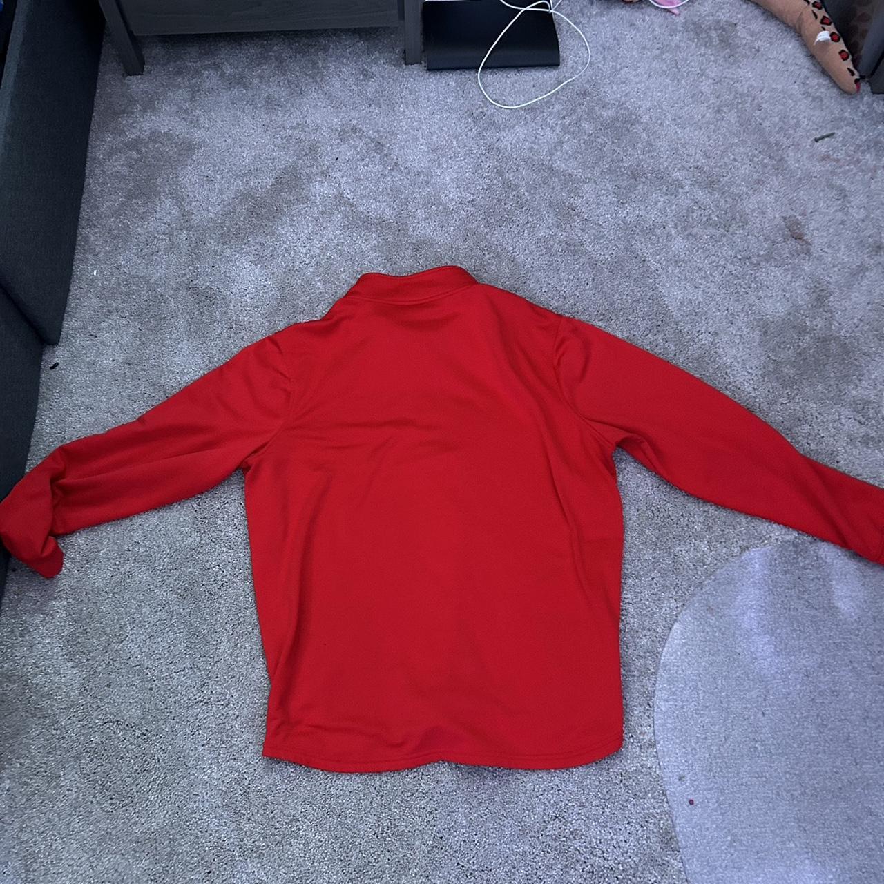 Red under armor fleece - Depop