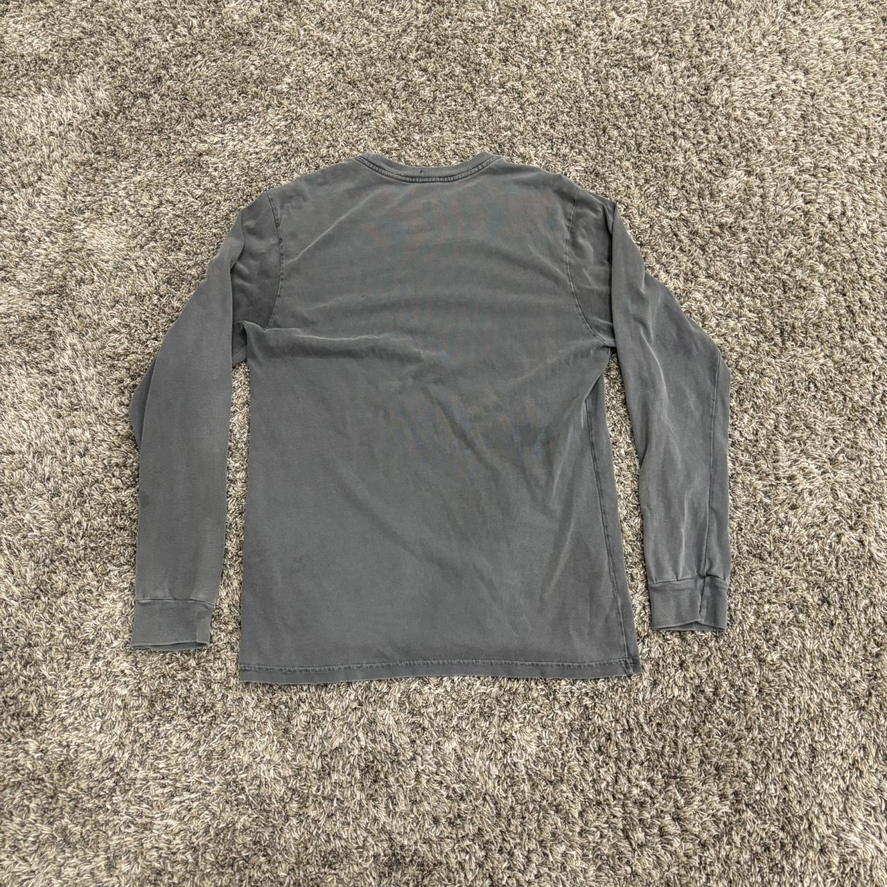 Quicksilver long sleeve with embroidery on chest... - Depop