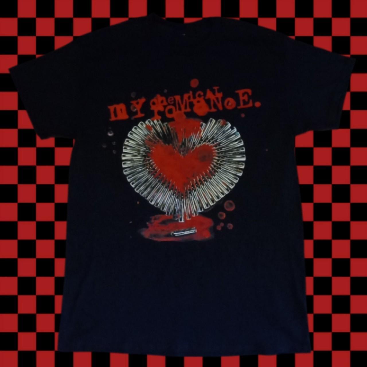 My Chemical Romance Bullet Heart Tee Multiple sizes... - Depop