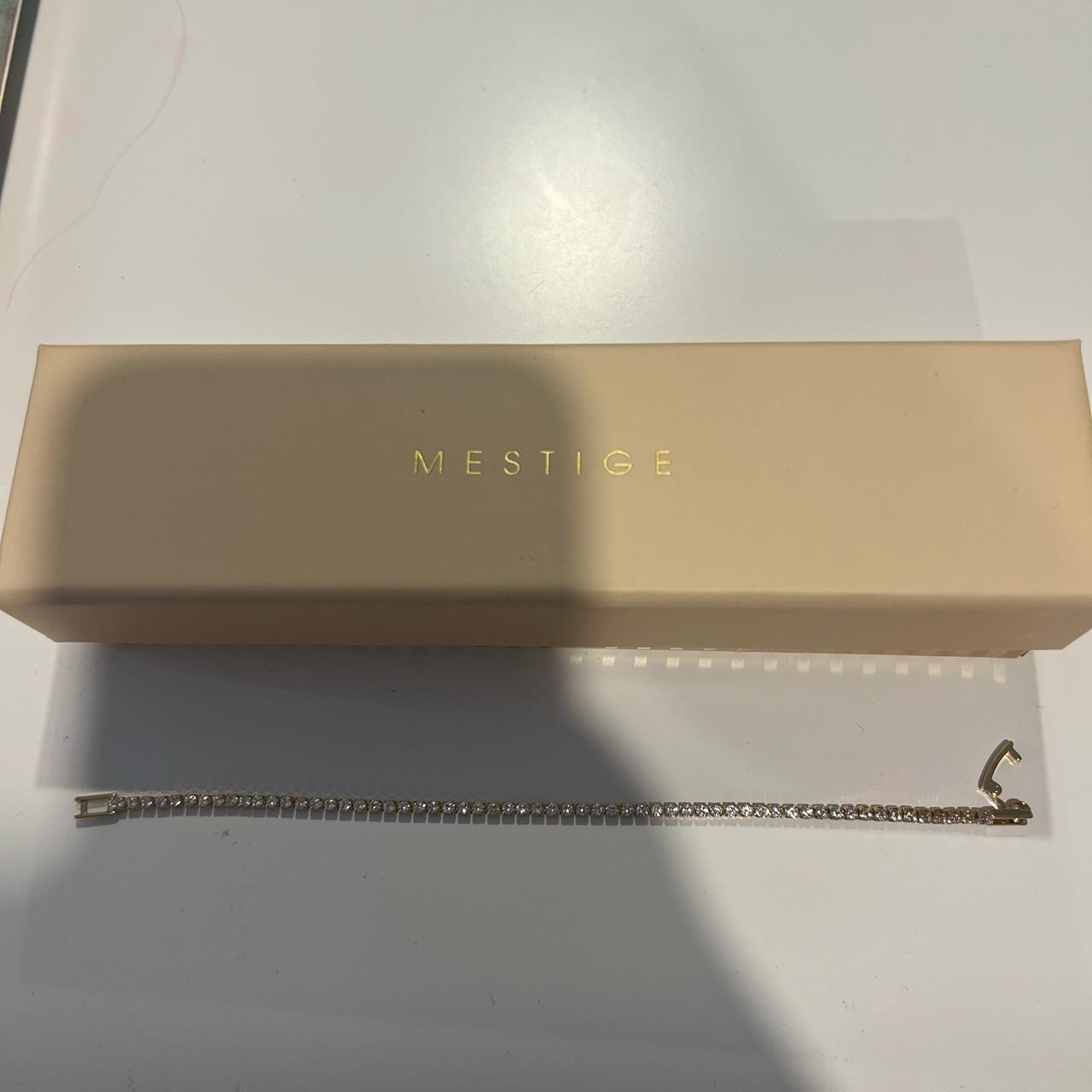 Mestige Olivia Bracelet 18K gold plated Cubic... - Depop