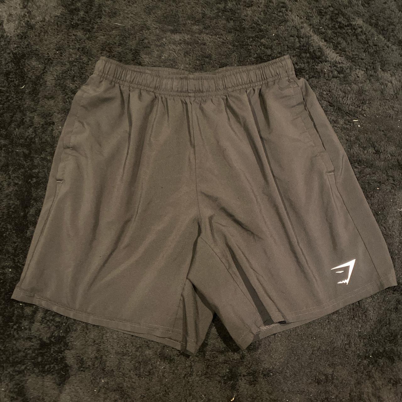 MENS MEDIUM GYM SHARK SHORTS - Depop