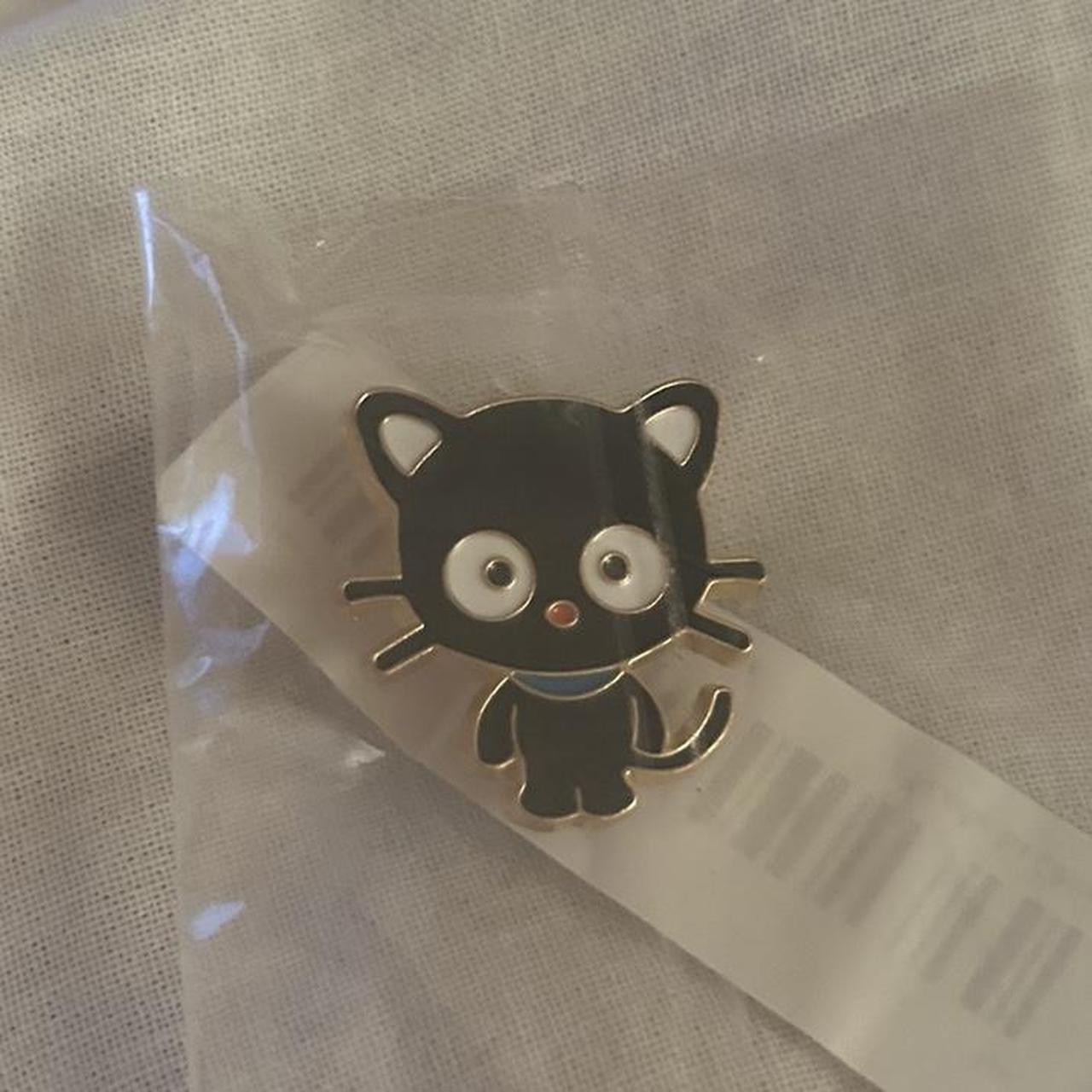 sanrio chococat enamel pin message before buying !!... - Depop