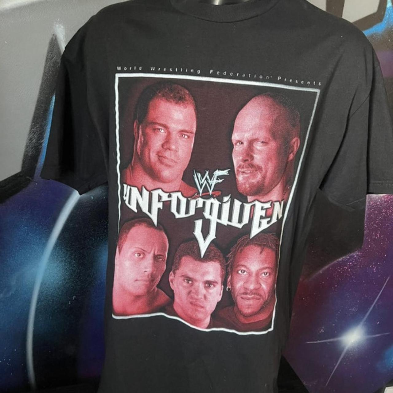 WWF 2000 Unforgiven 2001 ppv wrestling tee #wwf... | Depop