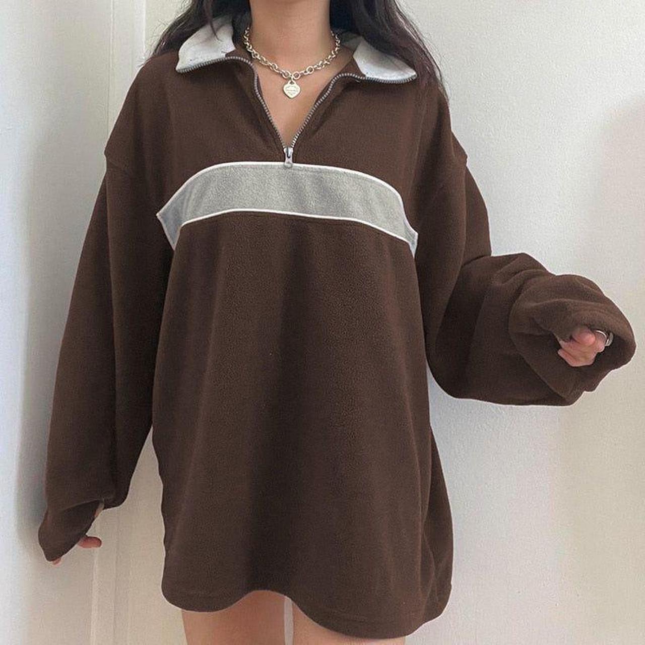🎀 y2k preppy style vintage loose oversized... - Depop