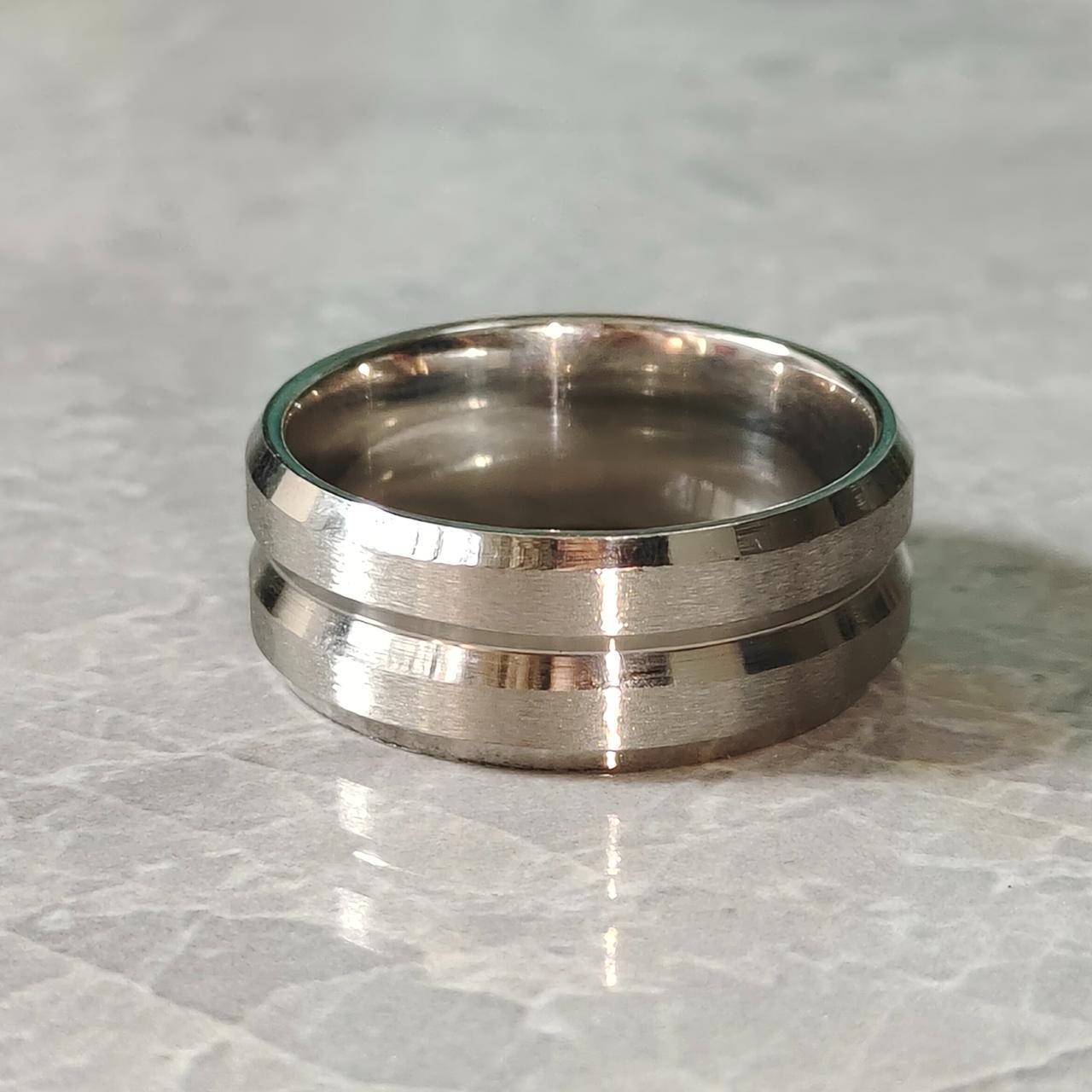 Stylish Silver Ring for men and women, couple rings,... - Depop