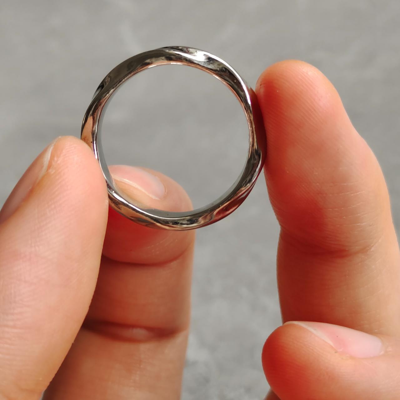 Stylish Stainless Steel Metal Ring for men and... - Depop