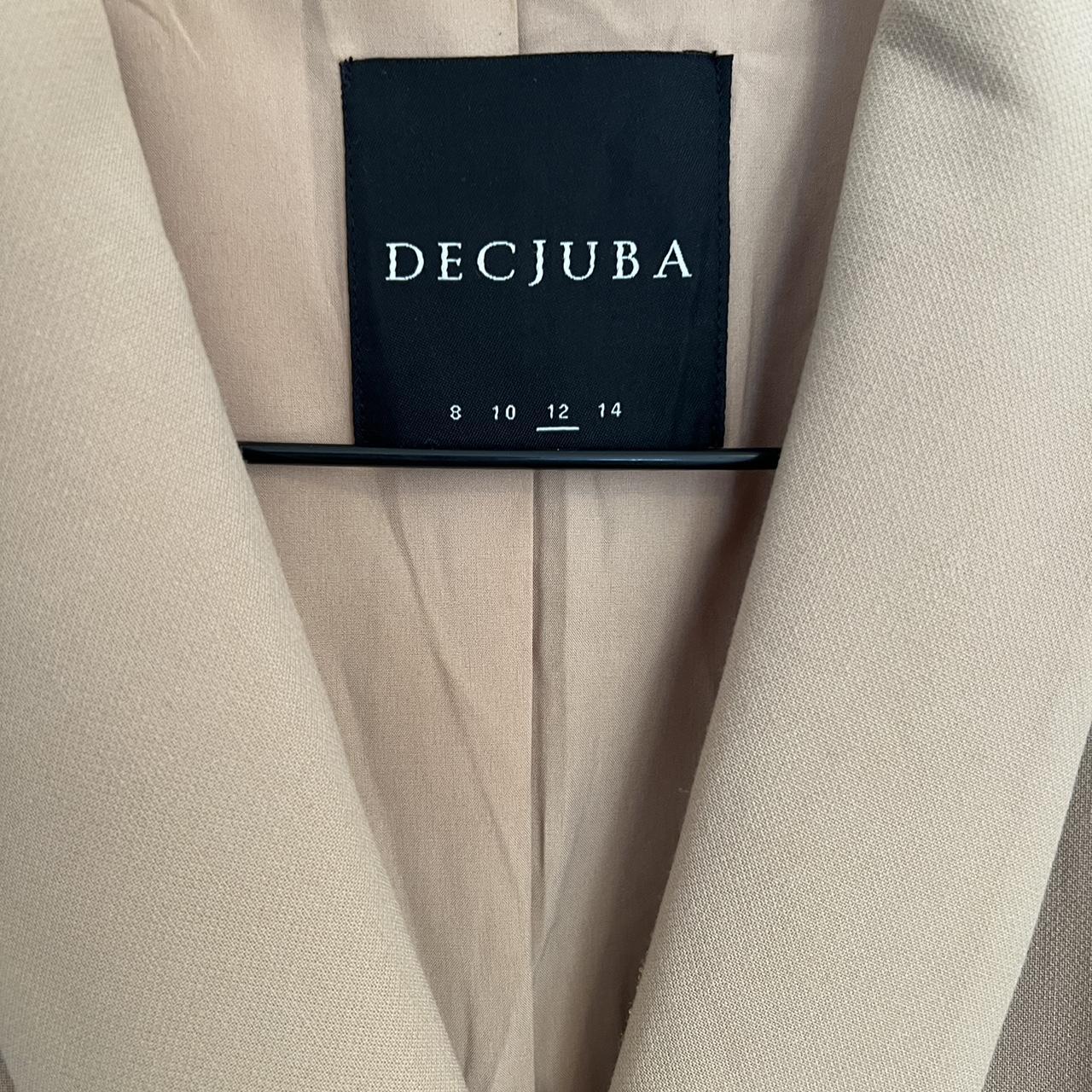 Decjuba Oversized Blazer Size | AU 12 Colour | Tan - Depop