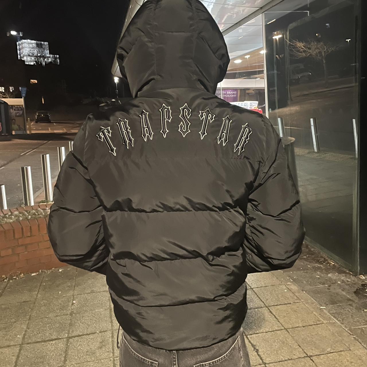 Trapstar jacket barely worn, size small very clean... - Depop