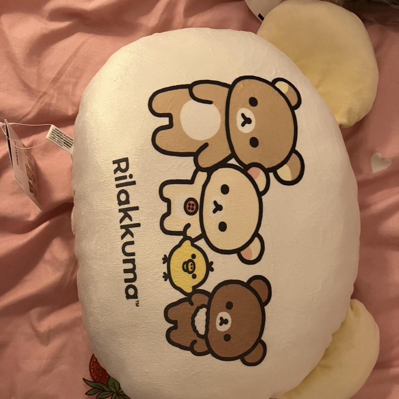 korilakkuma tan and cream plushie! approx... - Depop