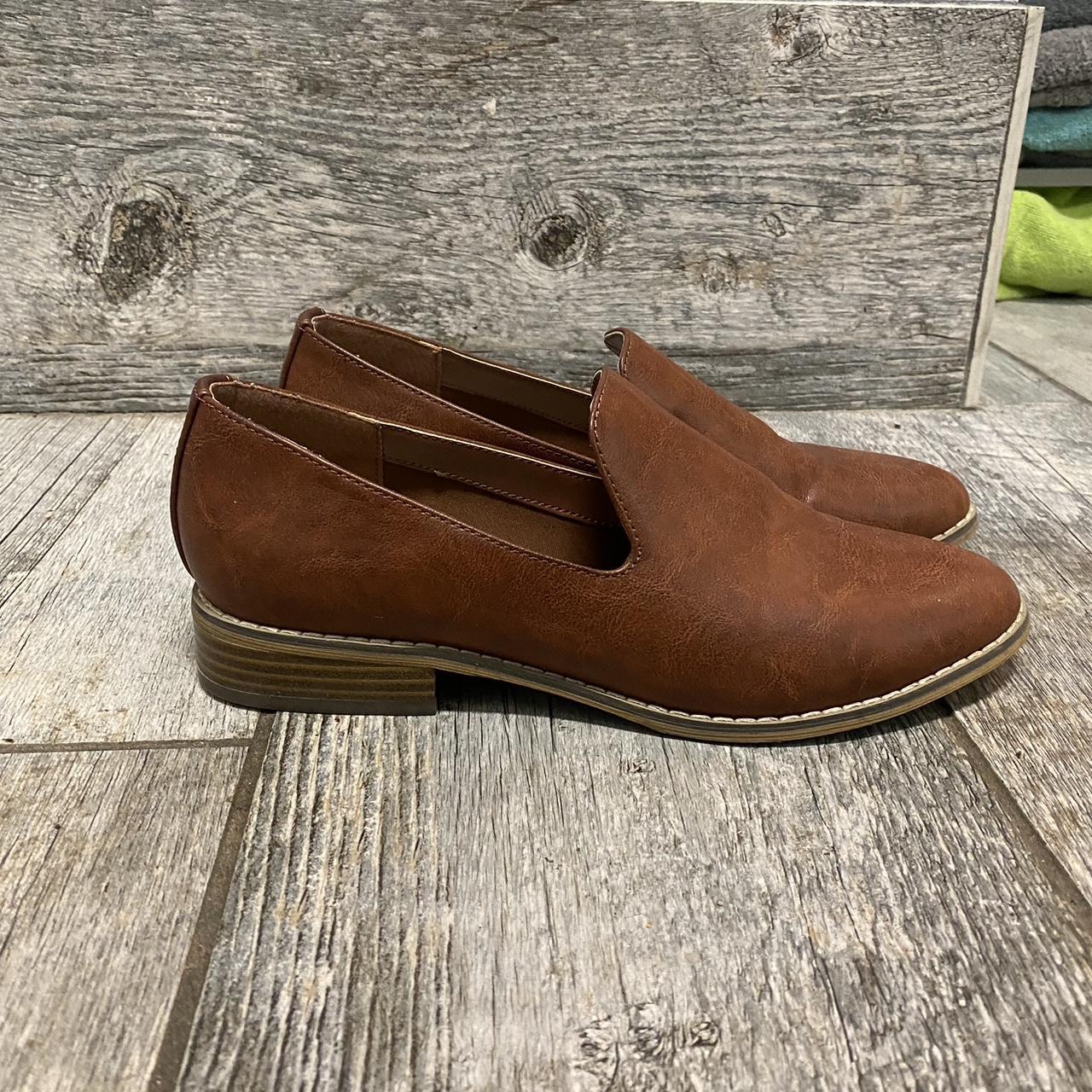 Indigo rd. Leather loafers - women’s 7 1/2 - Depop