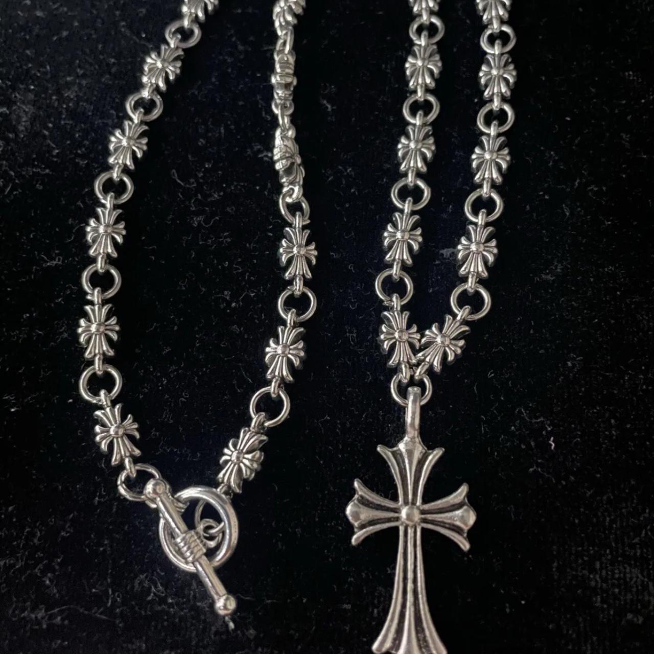 Designer Style Cross Necklace 50cm 🚚 fast... - Depop