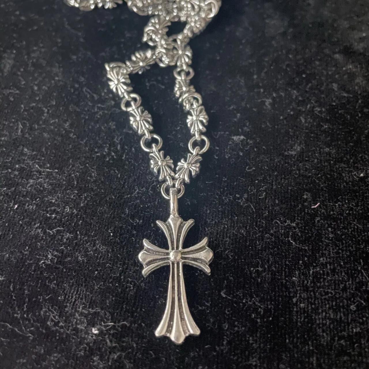 Designer Style Cross Necklace 50cm 🚚 fast... - Depop