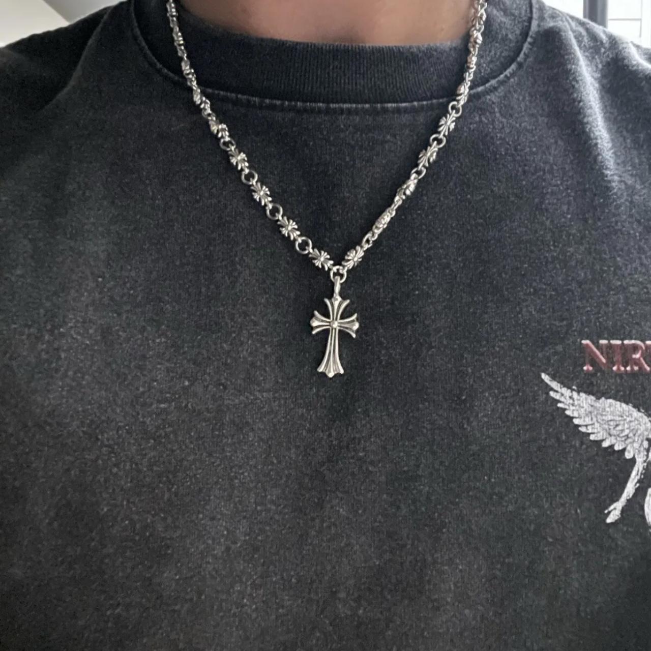 Designer Style Cross Necklace 50cm 🚚 fast... - Depop