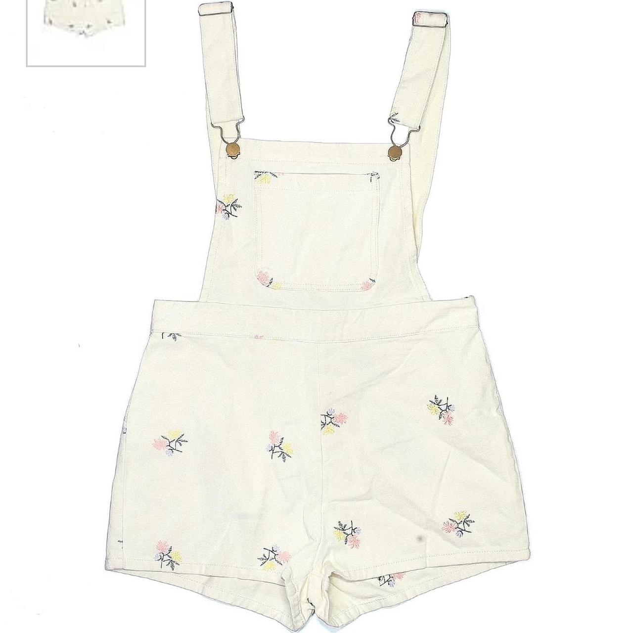 NEW Floral print, embroidered detail, ivory, light... - Depop