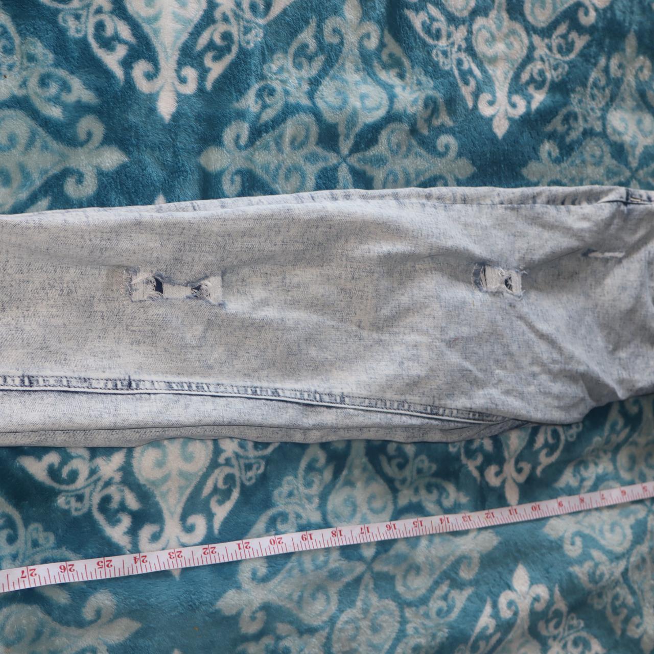 Kid Girl's Size 12 JUSTICE Faded Distressed Capri... - Depop