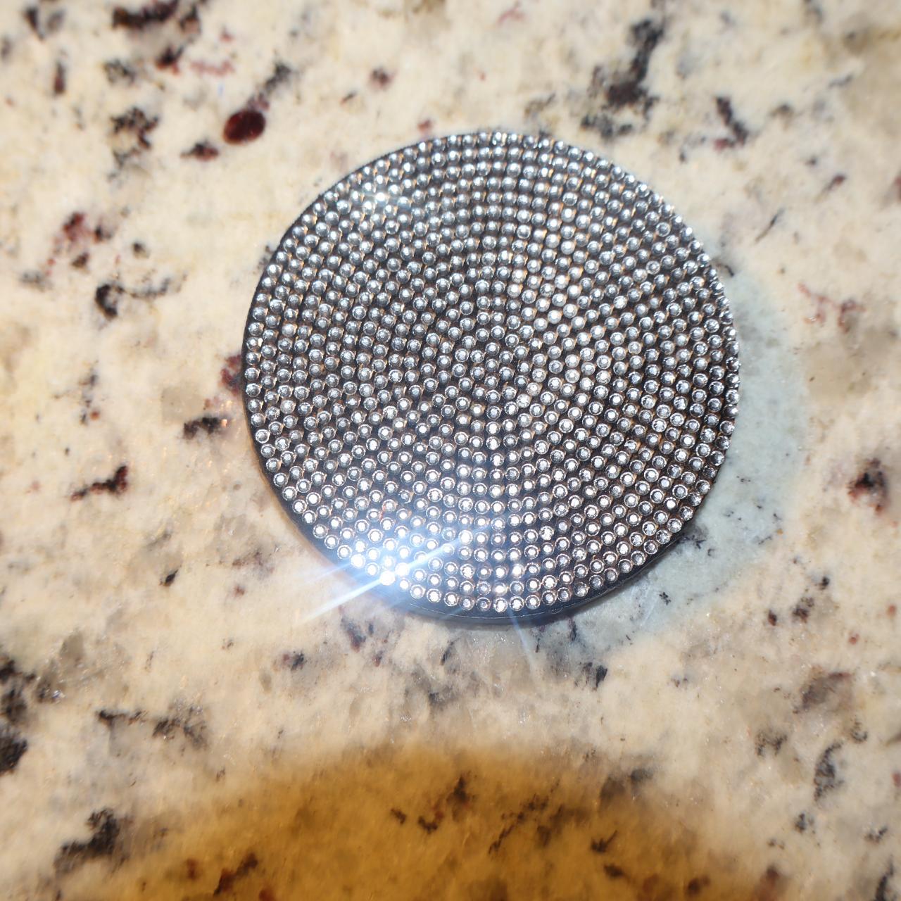 Car Coaster, Cute Rhinestone Coaster, Black - Depop