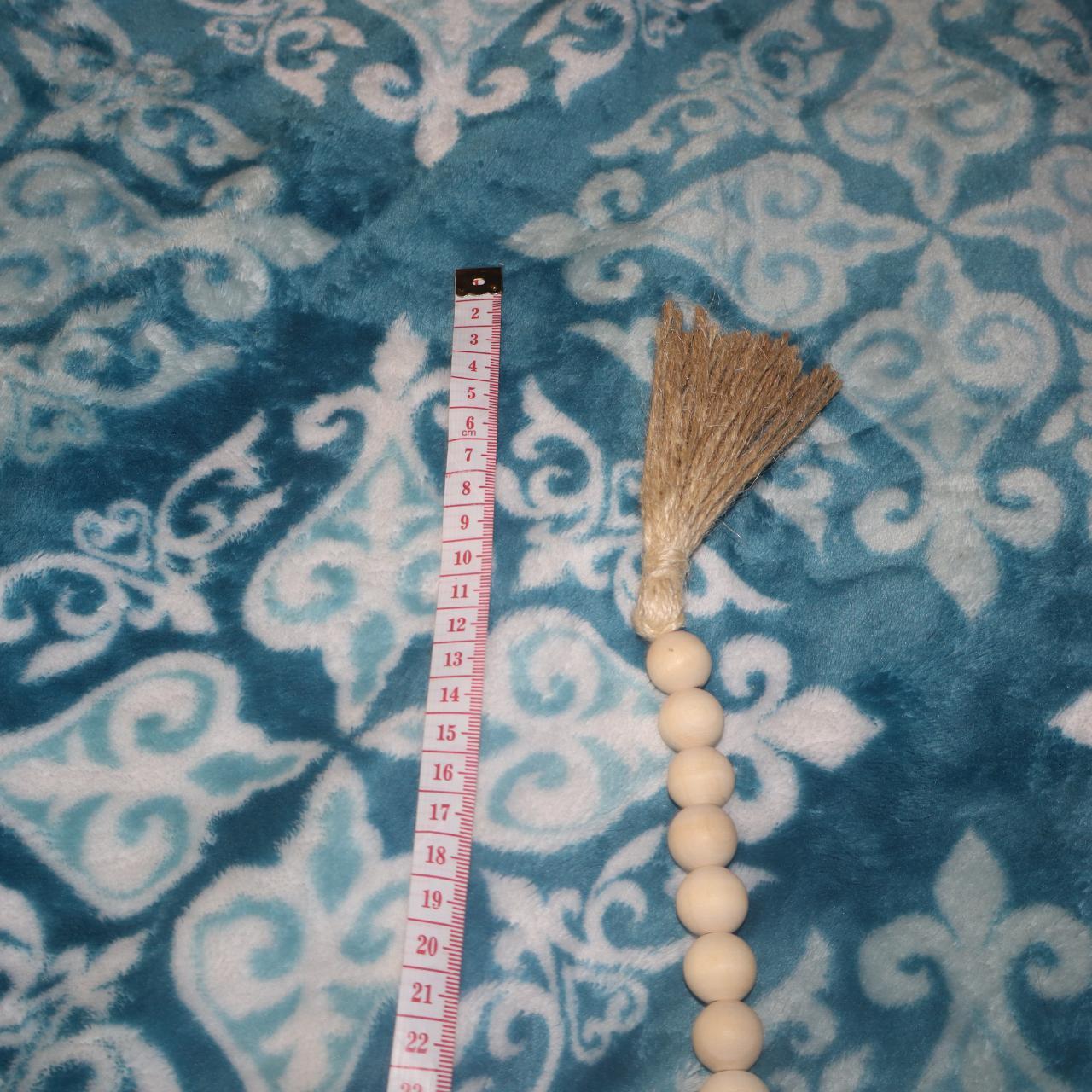 Boho Style Home Decor, Cream Colored Bead Decor with... - Depop