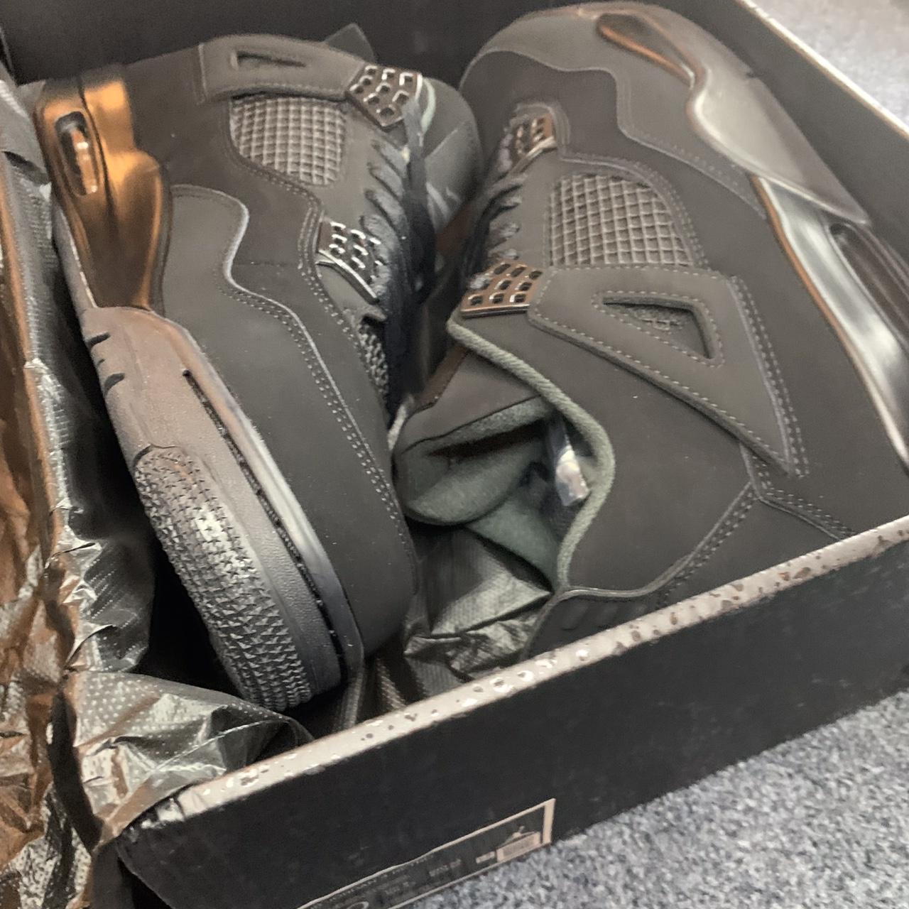 Jordan 4 black cats New with box - Depop