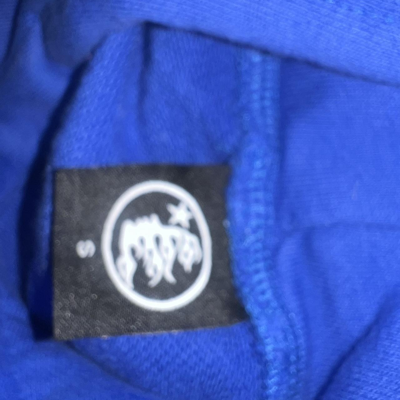 Blue hell star hoodie Ships within... - Depop