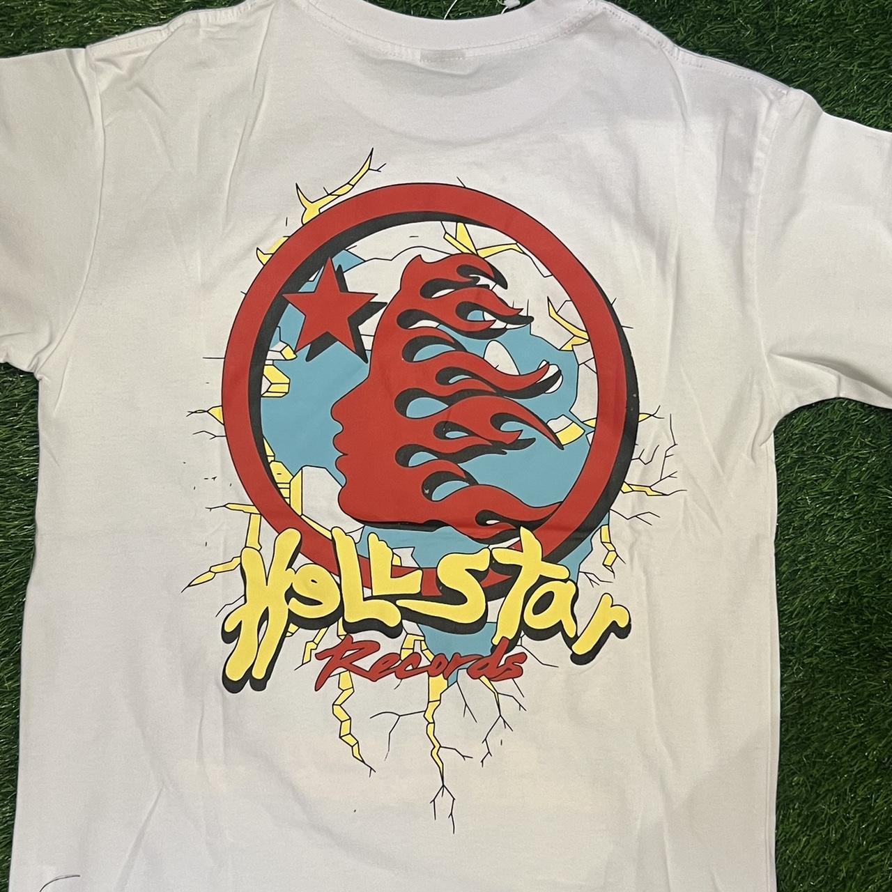 Hellstar tee white #hellstar - Depop