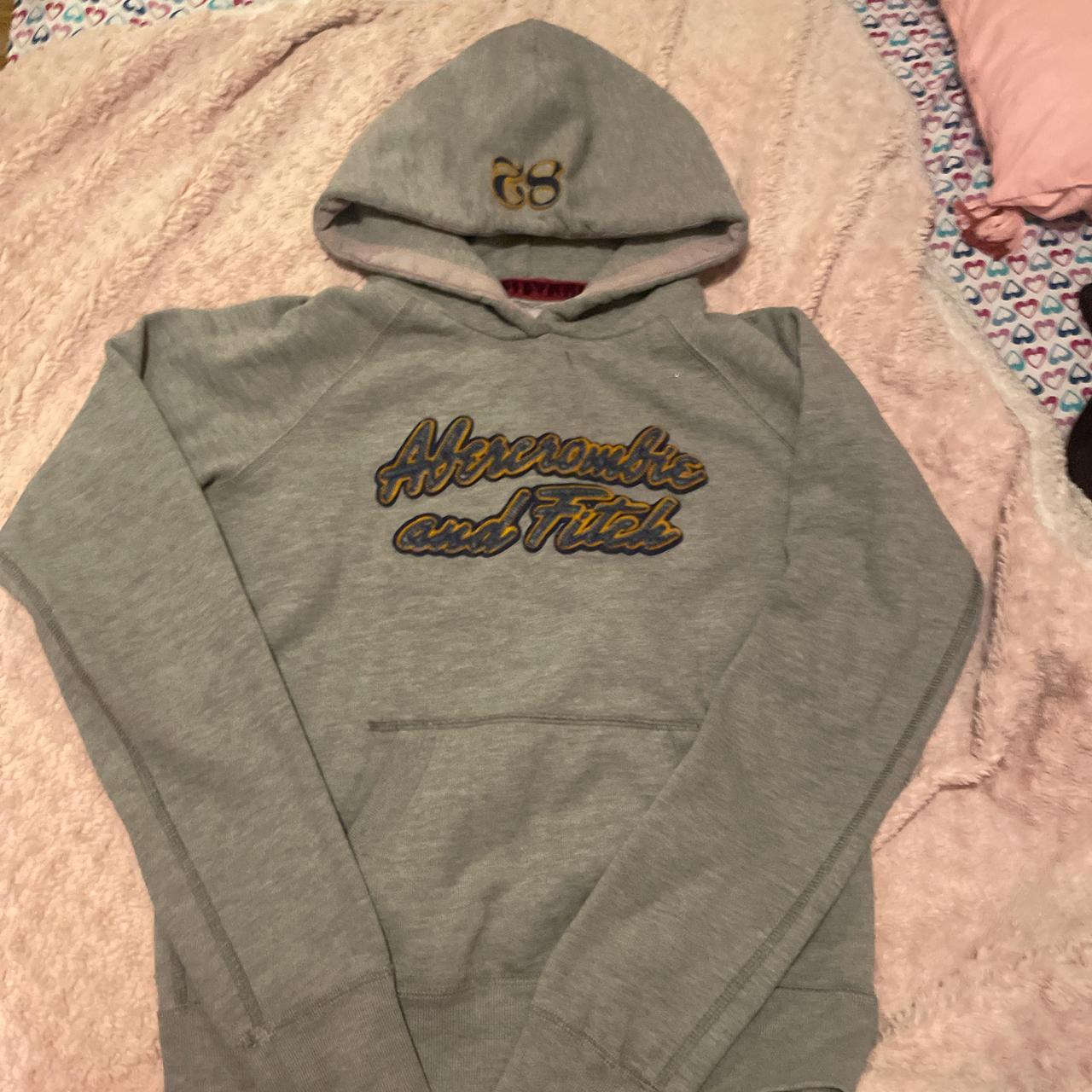 Abercrombie and fitch hoodie Size medium Length 23... - Depop