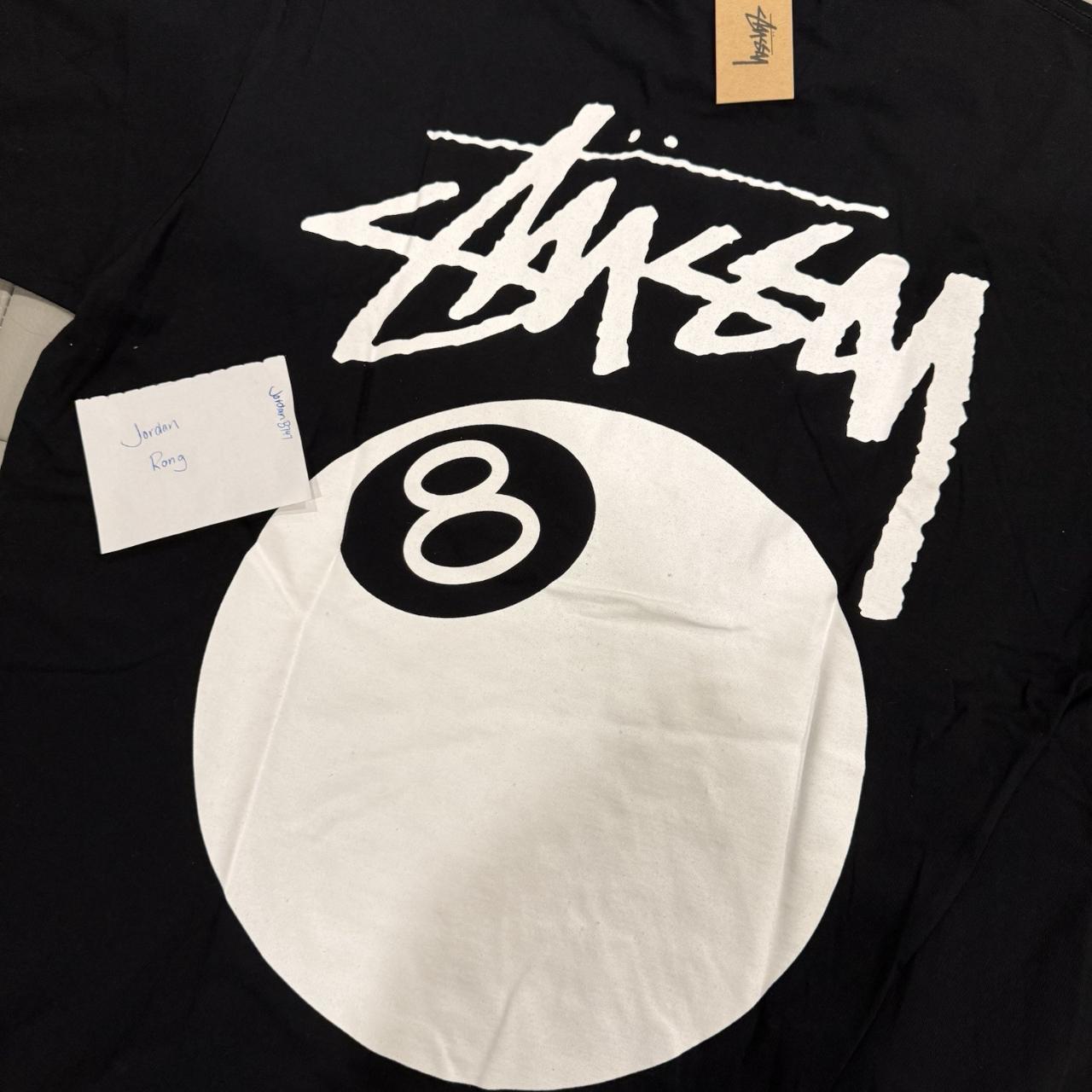 Stussy basic logo 8 ball tee size M brand new... | Depop