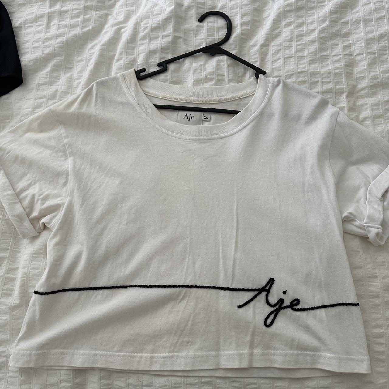 Aje tshirt short oversized - Depop