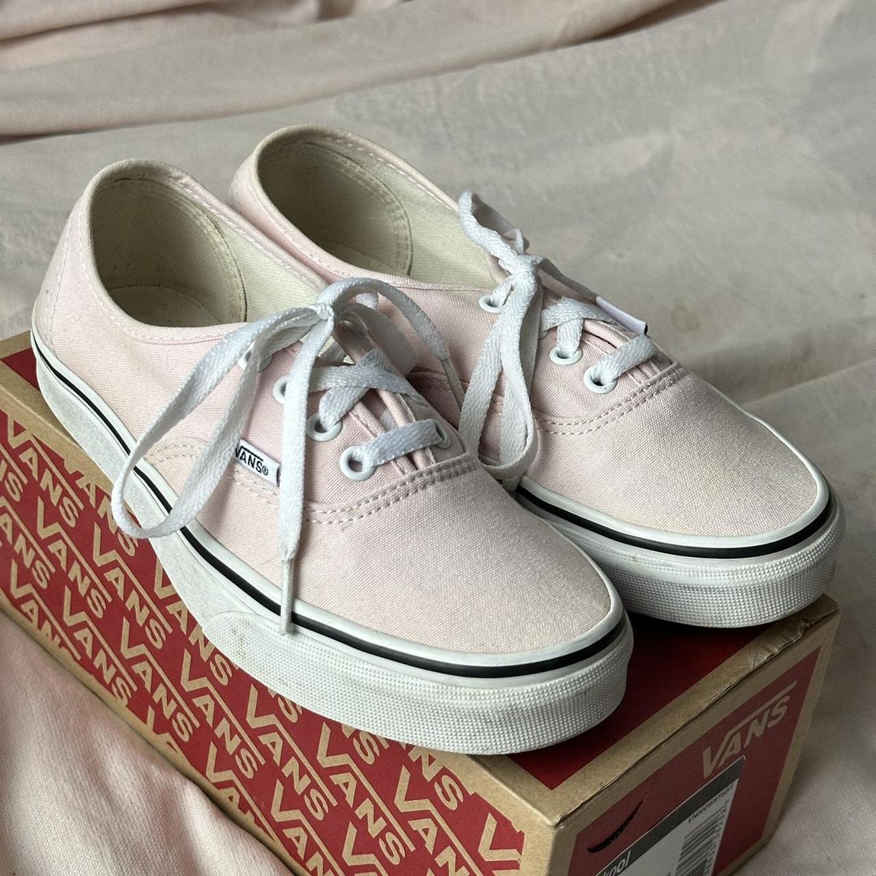 Vans Authentic Pink in Women's UK 4. Only worn a... - Depop